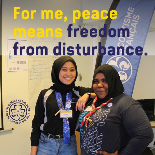 WAGGGS and WOSM welcome Nobel Peace Prize nomination