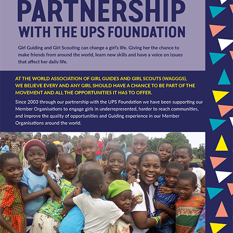 Partnership with the UPS Foundation brochure