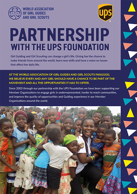 Partnership with the UPS Foundation brochure